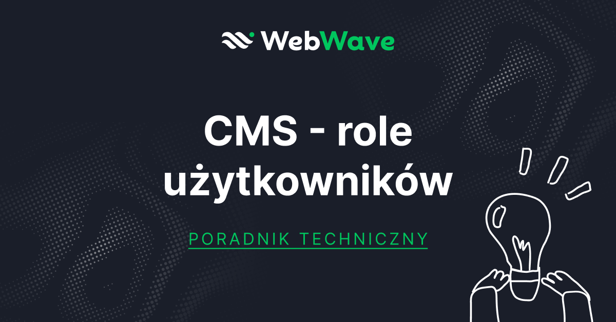 CMS - Role użytkowników na stronie