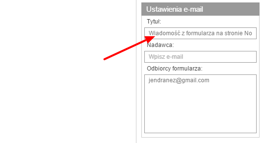 Formularz - jak dodać formularz na stronę www » Pomoc WebWave CMS